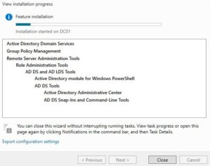 Active Directory setup in Windows Server 2019 – Part I: Installation – DevOpsAGE