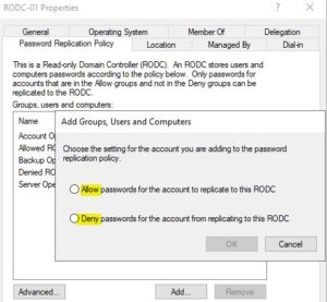 Mandatory settings to do in newly created RODC – DevOpsAGE