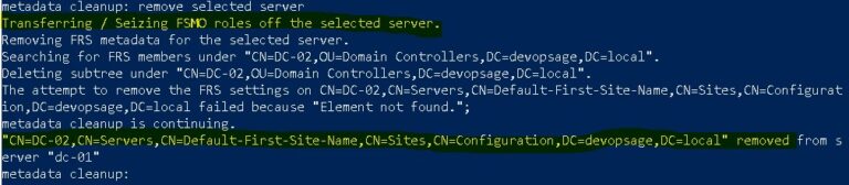 Metadata Cleanup – step by step – DevOpsAGE